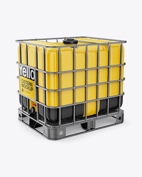 Intermediate Bulk Container Ibc Front 3 4 View Free Download Images High Quality Png 