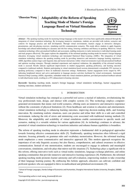 Pdf Adaptability Of The Reform Of Speaking Teaching Mode Of Masters Foreign Language Based On