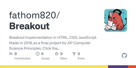 Github Fathom820breakout Breakout Implementation In Html Css