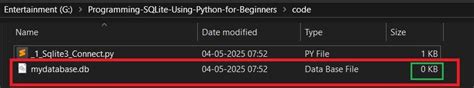 Step By Step Tutorial On Programming Sqlite Database Using Python For