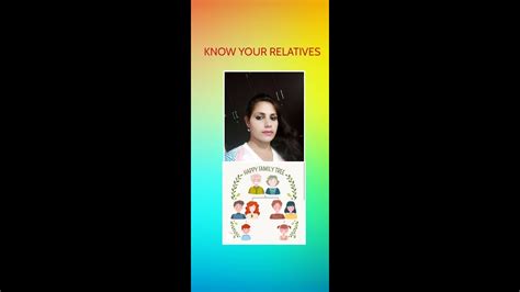 Know Your Relatives Youtube