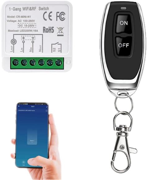 Smart Wifi Light Switch Rf Wireless Remote Control Switch Kit App And Rf433mhz Compatible With