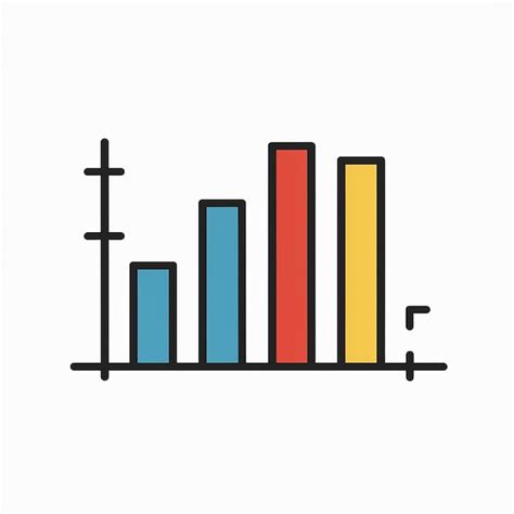 Vertical Bar Chart With Three Bars Premium Ai Generated Vector