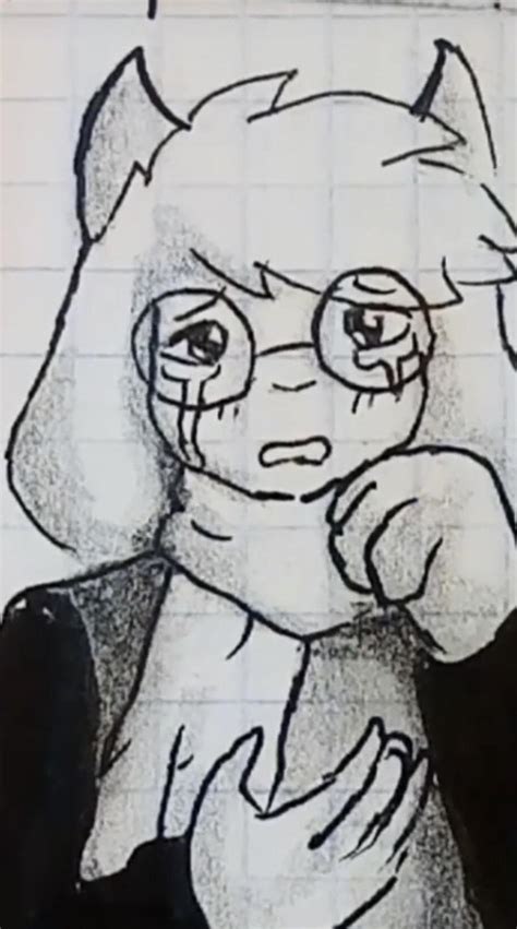 Crying Ralsei Drawing By A Friend Rralsei