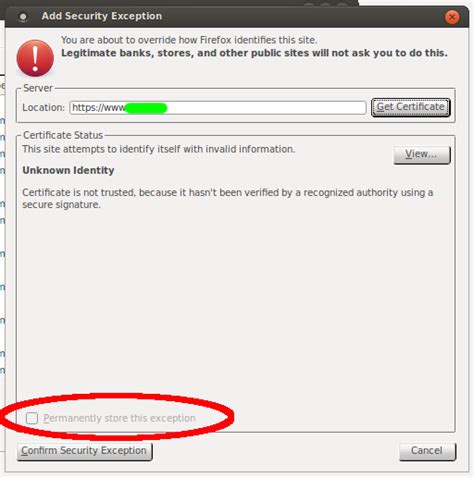 How To Add A Self Signed Certificate To Firefox Besides Adding