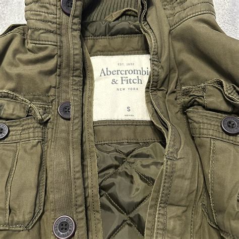 2010 Olive Green Abercrombie And Fitch Coat Worn A Depop