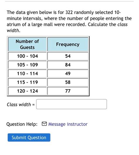 solved the data given below is for 322 randomly selected 10