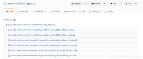 springboot集成quartz 建表语句获取 数据持久化配置 oracle quartz 建表语句 csdn博客