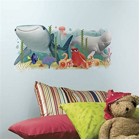 Rooa7 Roommates Rmk3219gm Finding Dory And Friends Peel And Stick Giant Wall Graphic Wall Decals