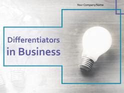 Differentiators In Business Powerpoint Presentation Slides PowerPoint Templates Backgrounds