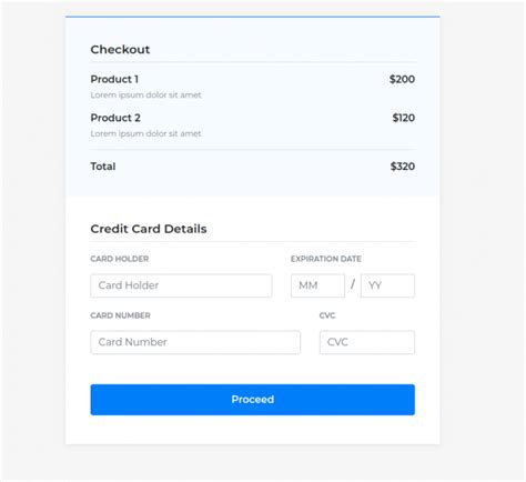 freebie 2 beautiful checkout forms with bootstrap 4 idevie
