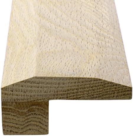 Kigley Solid Red Oak Interior Threshold Wood Overlap Doorways Reducer