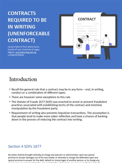 Unenforceable Contract Pdf Guarantee Legal Remedy