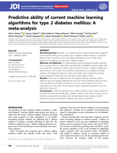 Pdf Predictive Ability Of Current Machine Learning Algorithms For