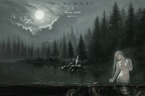 Rule 34 Breasts Claymore Claymore Sword Cloud Female Forest Highres