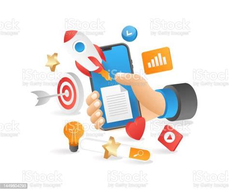 아이소메트릭 플랫 3d 그림 소셜 미디어 디지털 마케팅 스타트업 비즈니스 개념 소셜 네트워킹에 대한 스톡 벡터 아트 및 기타 이미지 소셜 네트워킹 휴대폰 앱 3차원