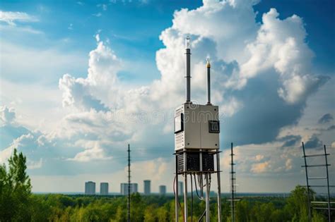carbon dioxide sensor detecting and measuring carbon dioxide levels in