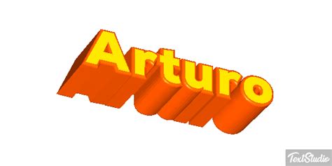Arturo Nombre Diseños De Logotipos  Animados
