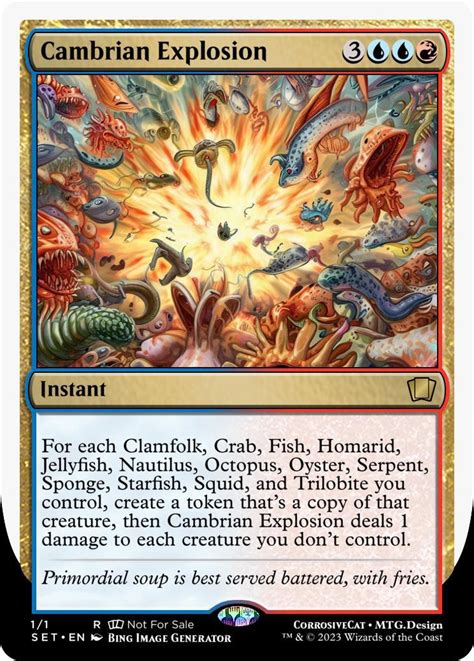 Cambrian Explosion Rcustommagic