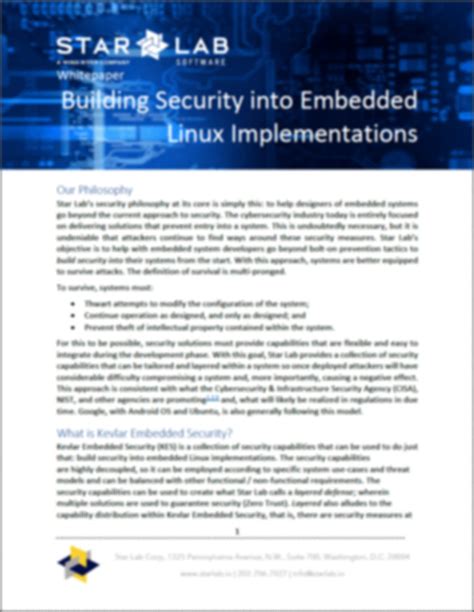 a build secure methodology — star lab software