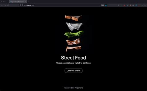 build a react frontend for an algorand contract algorand development