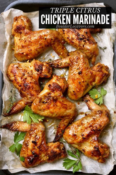 Easy Chicken Marinade Recipe With Triple Citrus Boulder Locavore