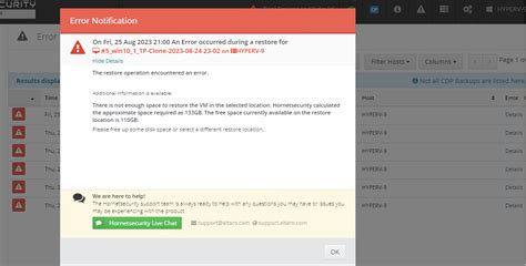 First Looks At Hornetsecurity Vm Backup 9 Official Forum Supporters Windows