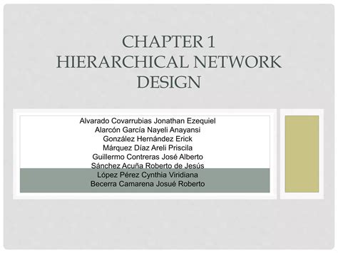 ccna 4 hierarchical network design pptx internet computing