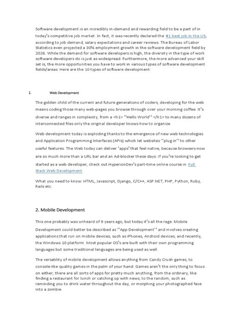 software development is an incredibly in pdf application