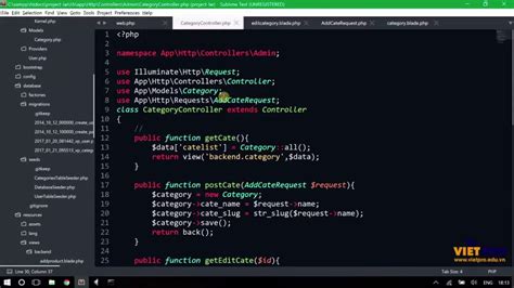 Laravel Backend BÀi 10 SỬa Category Youtube