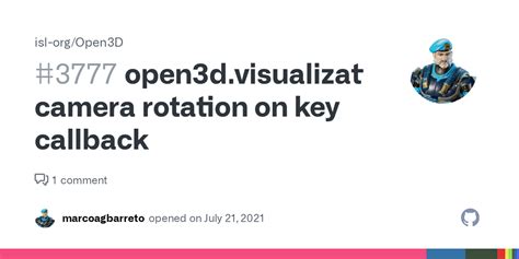 open3d visualization gui scenewidget camera rotation on key callback
