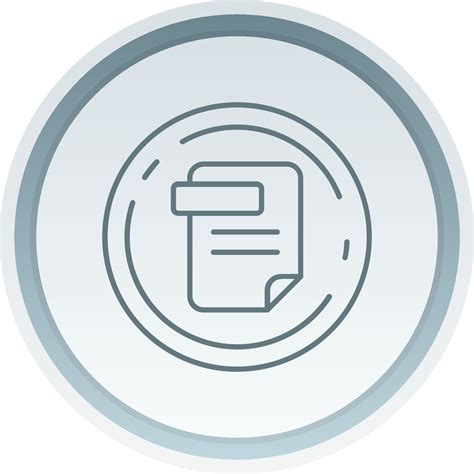 Doc Linear Button Icon Vector Art At Vecteezy