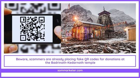 Beware Scammers Are Already Placing Fake Qr Codes For Donations At The Badrinath Kedarnath