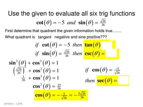 Ppt Using Fundamental Trig Identities Powerpoint Presentation Free