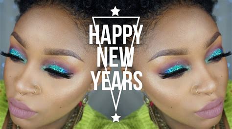 New Years Glitter Makeup │ 2016 Youtube