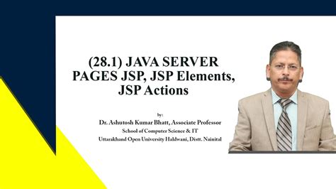 28 1 Java Server Pages Jsp Jsp Elements Jsp Actions Youtube