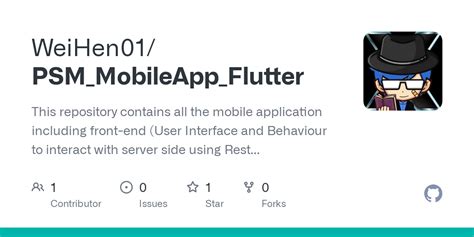 Github Weihen01psmmobileappflutter This Repository Contains All The Mobile Application