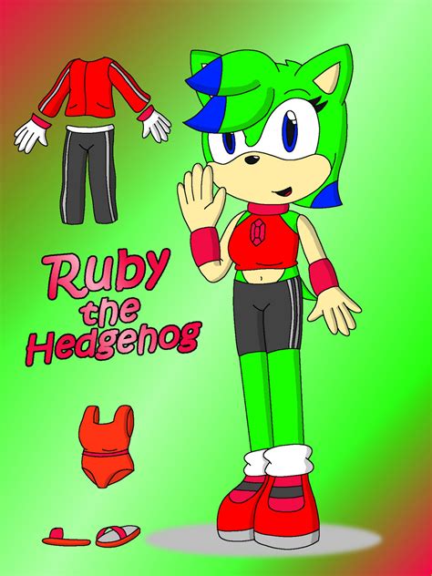 [reference] Ruby The Hedgehog By Arontw On Deviantart