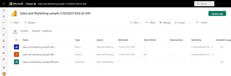 Stažení Ukázkové Aplikace šablony Z Appsource Power Bi Microsoft Learn
