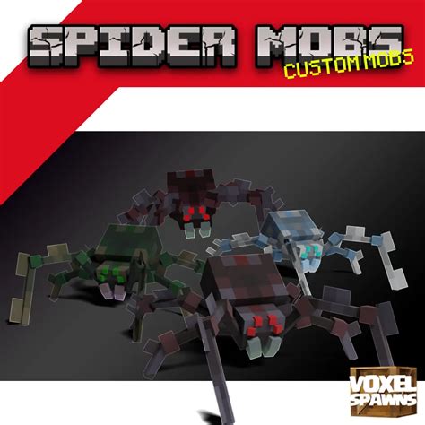 Spider Pack 3 Spiders And Spider Egg Mcmodels