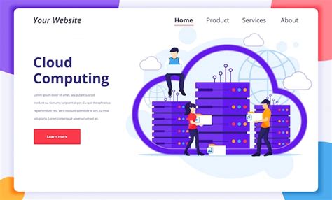 Premium Vector Cloud Computing Services Data Center Cloud Storage