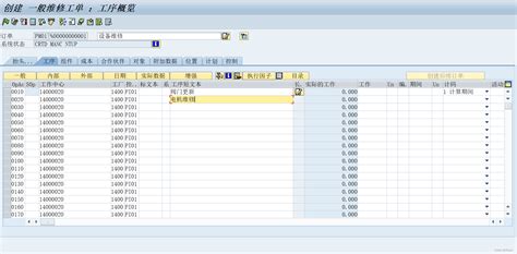 sap pm设备模块 维修执行 维修工单 sap 维修工单 csdn博客