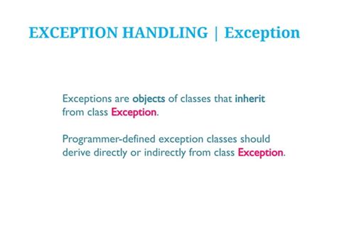 Python Programming X Exception Handling And Assertions Pdf Programming Languages Computing