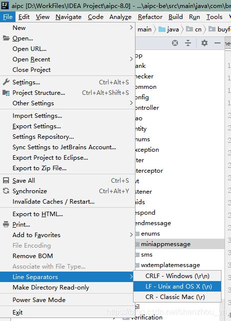 Idea批量替换文件换行符、分隔符crlf、lf、crshenzhouyh Gitcode 开源社区