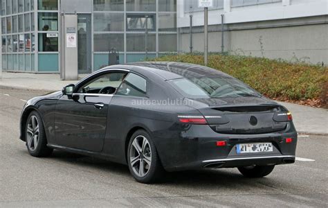 Spyshots 2018 Mercedes E Class Coupe Spied With Analog Dials