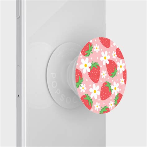 Popsocket Grip Berry Cute Strawberry Phone Rings Coconut Lane