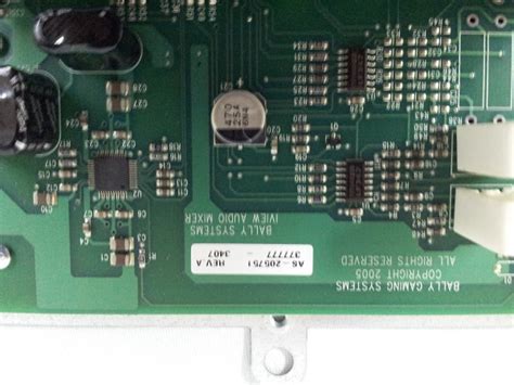 Bally Iview System Audio Mixer Star Games Parts And Service