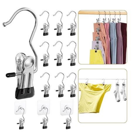 Pant Hangers With Clips Hanger Clips Clothes Pins Space Saving