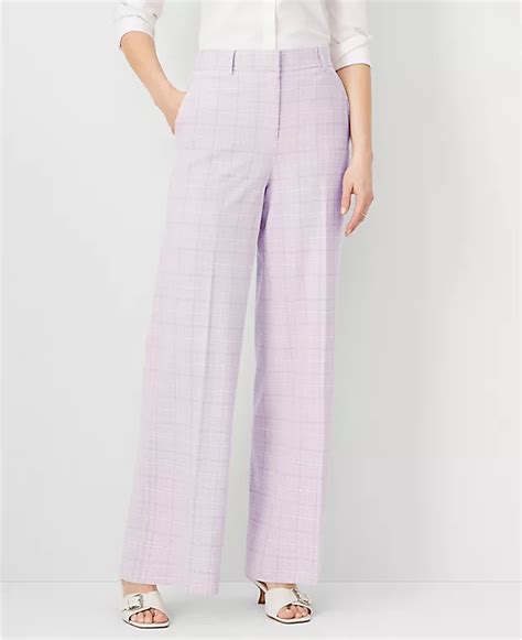 Womens Purple Pants Ann Taylor