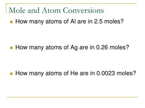 PPT Moles A Counting Unit In Chemistry What Is A Mole Why Do We Use Moles Mole